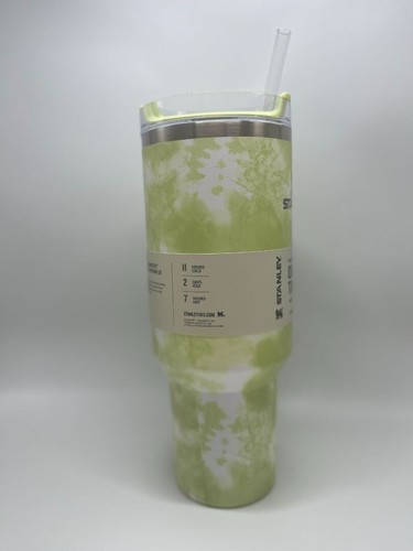 Stanley 40oz Citron Tie Dye The Flowstate Quencher H2.0 Tumbler Limited ...