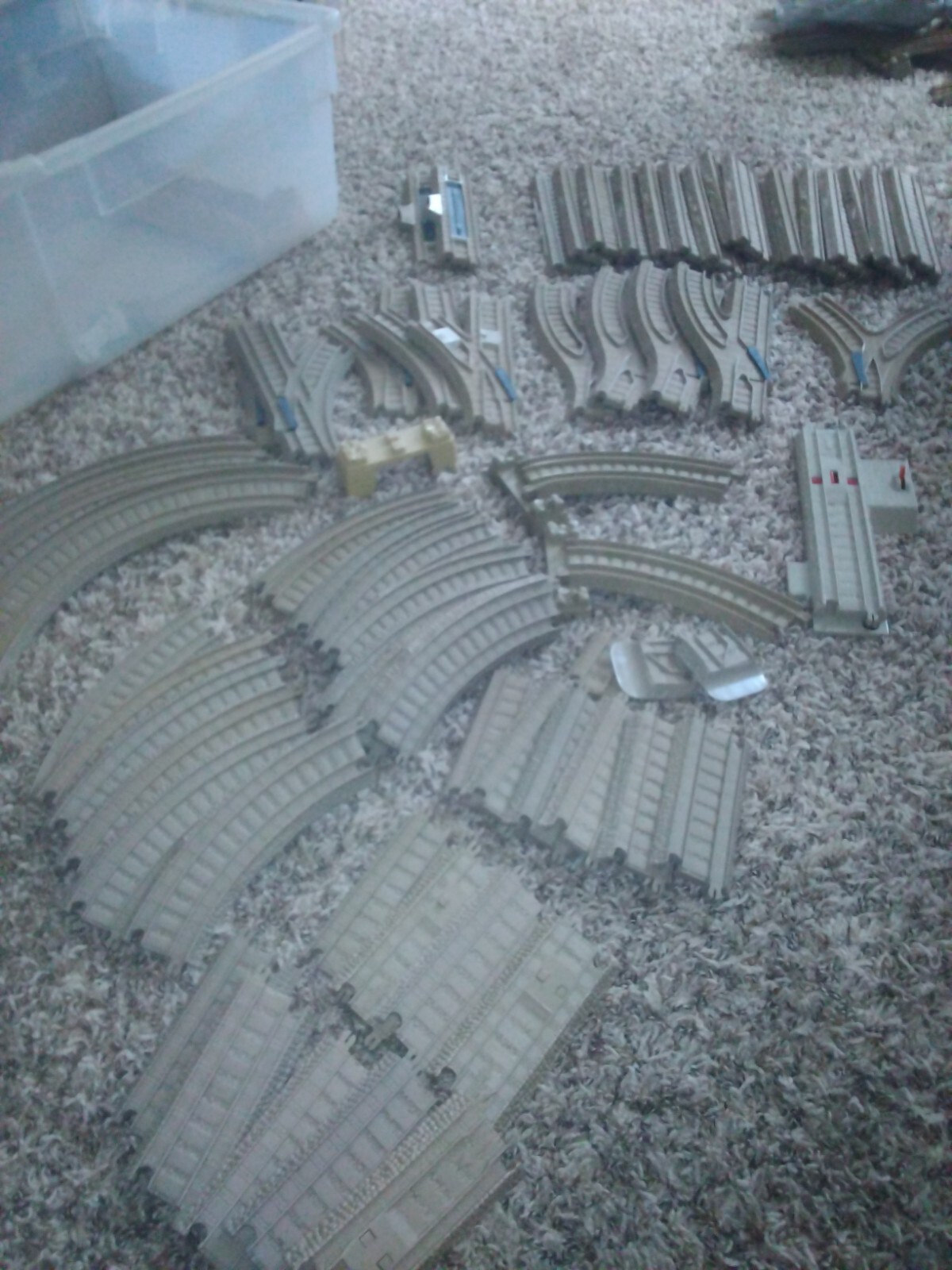 Thomas Train TRACKMASTER Brown Track Lot! Build Out Your Set!! 70 ...