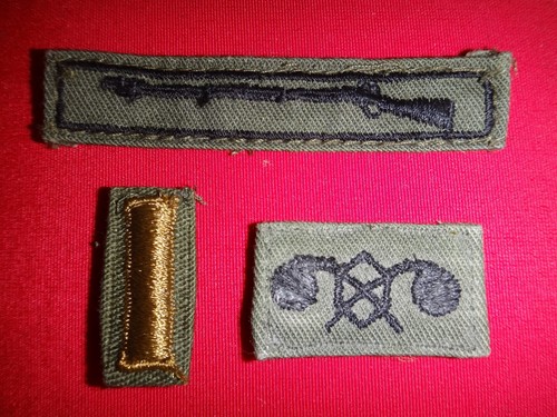 3 US Army Subdued Patches: EXPERT INFANTRYMAN + 2nd LT Rank + CHEMICAL ...