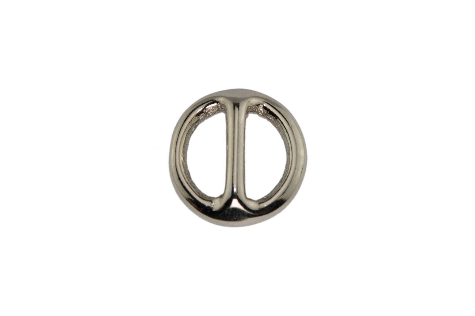 Rundringe mit Steg Messing vernickelt Stegring Stopper-Ring 9 13 16 19 ...