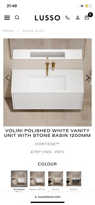 Lusso Stone Basin | eBay UK