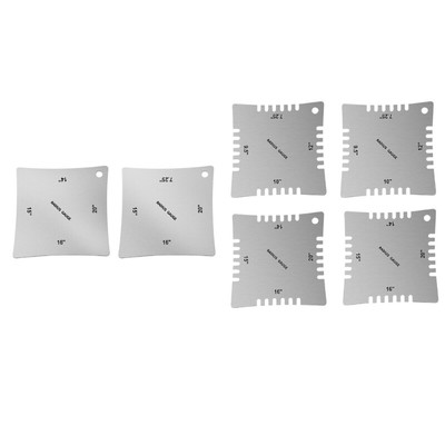 Guitar Notched Radius Gauges Including String Action Guitar Notched ...