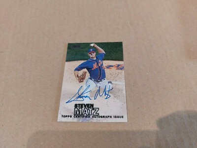 2016 TOPPS STADIUM CERTIFIED AUTOGRAPH ISSUE AUTO CARD STEVEN MATZ #'D ...