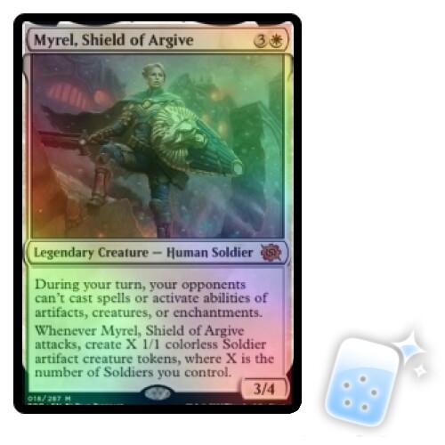 FOIL MYREL, SHIELD OF ARGIVE The Brothers' War BRO Magic MTG MINT CARD ...