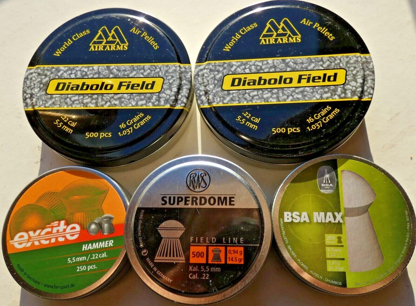 SAMPLE PELLET PACKS .22 - 5 X 20 PELLETS - SAVE WITH MULTI BUY | eBay