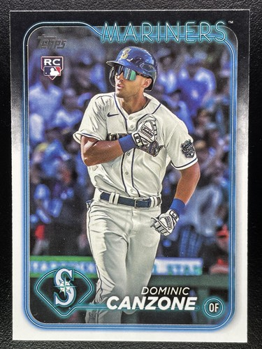 2024 Topps #195 Dominic Canzone RC Seattle Mariners | eBay