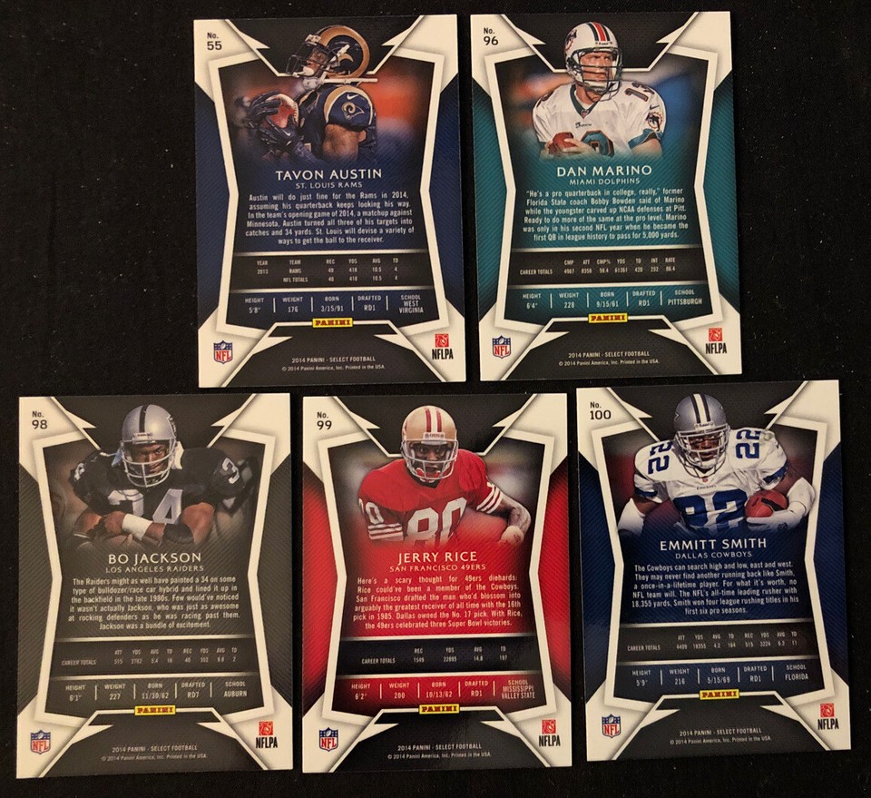2014 Panini Select Football Cards Lot You Pick | eBay