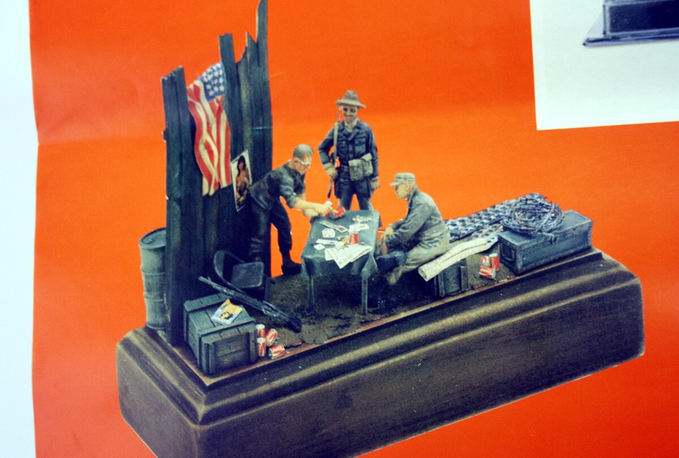 ORIGINAL VINTAGE 80'S BELGO MODELS DIORAMA PROMOTIONAL POSTER 58X45cm ...