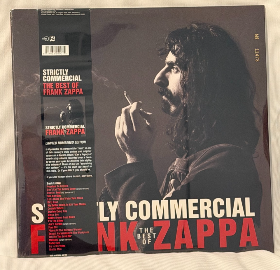Frank Zappa - Strictly Commercial (The Best Of Frank Zappa), 2xLP, NEW ...
