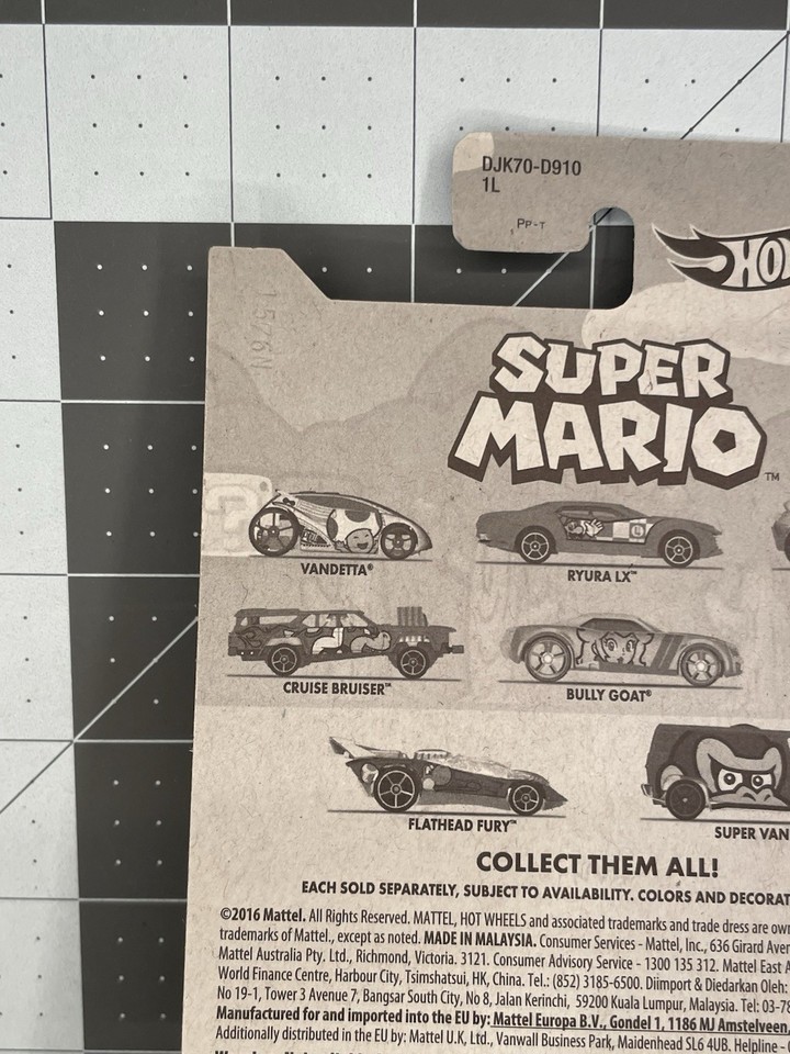 Hot Wheels Walmart Exclusive Super Mario Bros. & Friends Donkey Kong ...