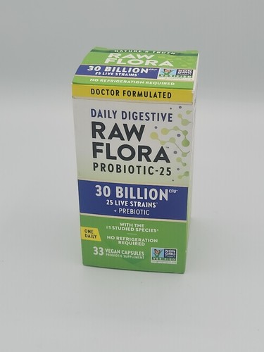 Nature’s Truth 30 Billion CFU Daily Digestive Raw Flora Probiotic-25-33 ...