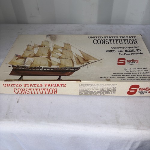 Sterling Models USS Constitution Wooden Model Kit D9 – | eBay