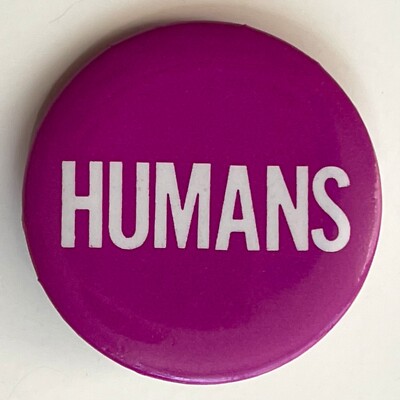 RARE Vintage 1980 HUMANS band IRS Records promo button pin badge New ...