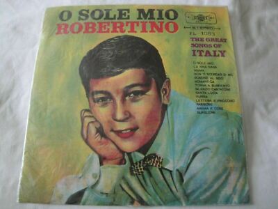 O SOLE MIO THE GREAT SONGS OF ITALY ROBERTINO VINYL LP ALBUM FIRST ...