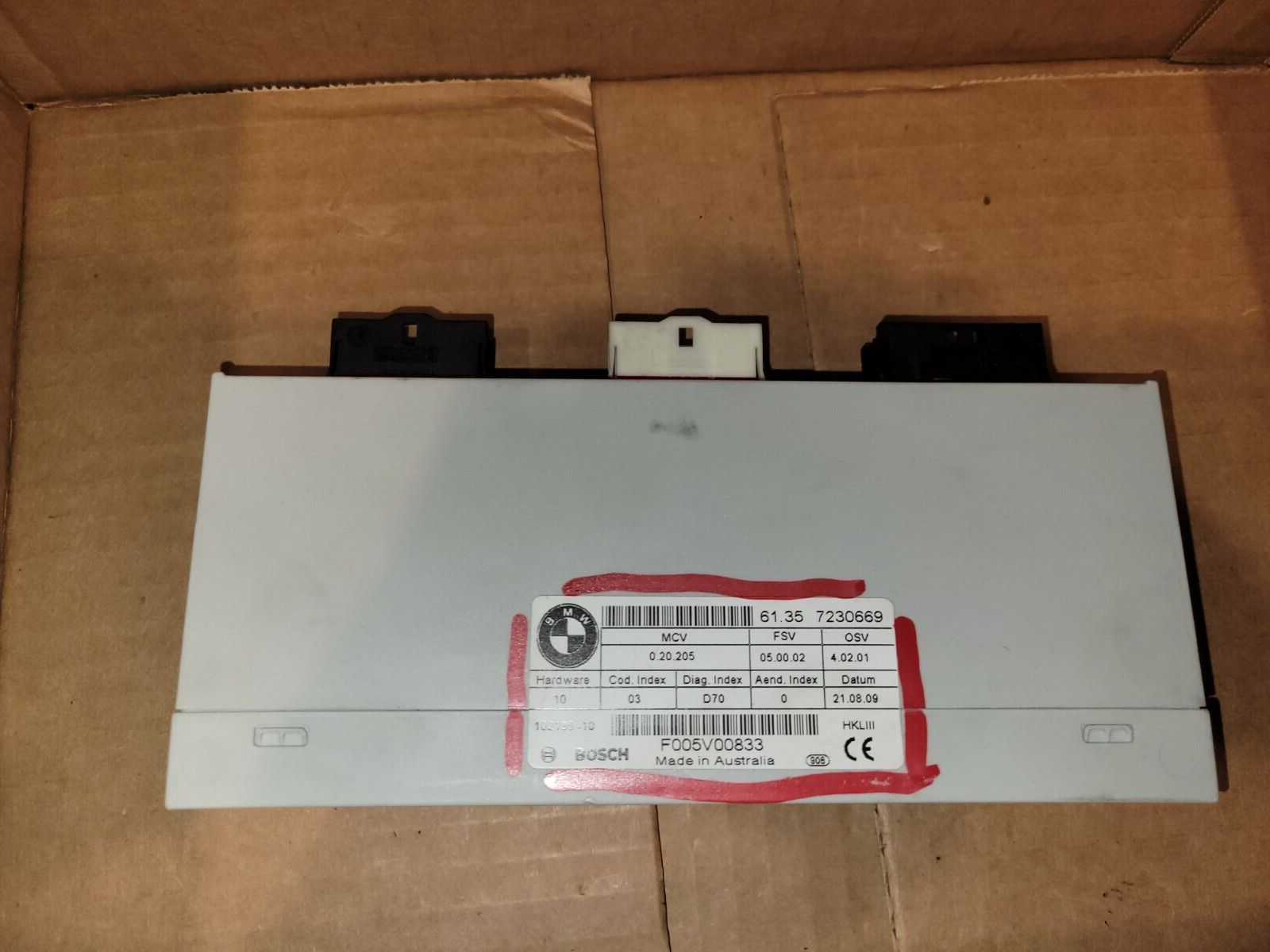 2007 TO 2013 BMW X5 X6 E70 E71 TRUNK HATCH TAILGATE LIFT GATE CONTROL ...