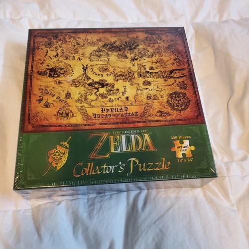 The Legend Of Zelda USAopoly Collectors Puzzle Hyrule Map 550 Pieces ...