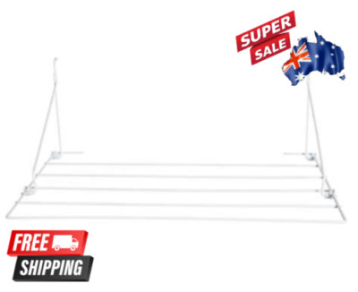 Over Door Clothes Airer Hanger Drying Laundry Rack Line Dryer Indoor ...