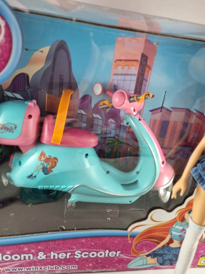 Winx Club Bloom & Scooter Doll with Box Witty Toys | eBay