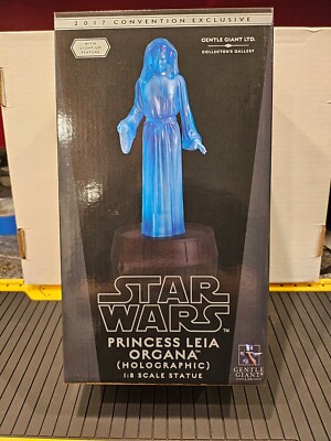 2017 SDCC GENTLE GIANT STAR WARS PRINCESS LEIA HOLOGRAPHIC 1/8 STATUE ...