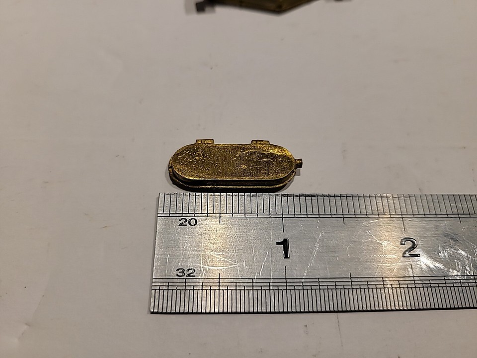 MAX GRAY? BRASS Cow Catcher 🐄 Brass Steam Hatch Cover For Tender Piolet ...