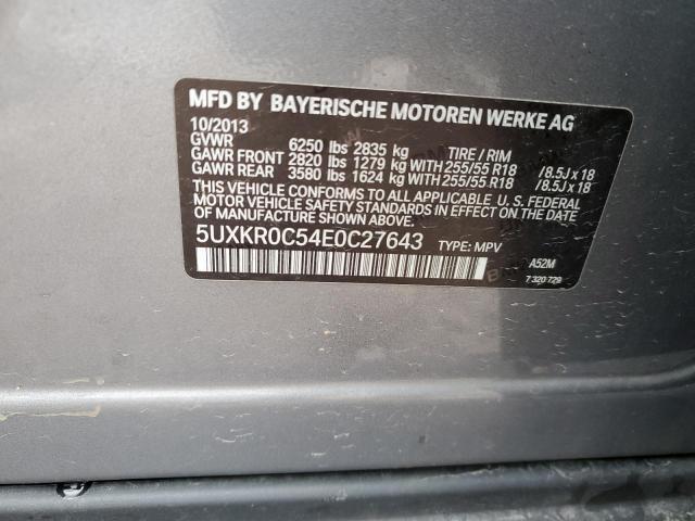 BMW X5 2014-2018 Rear Right Door Grey PCA90 41517386740 51357289686 ...