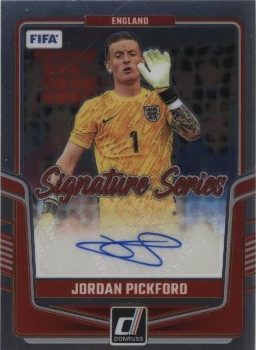 2024-25 Panini Donruss Fifa - Signature Series Jordan Pickford #SS-JP ...