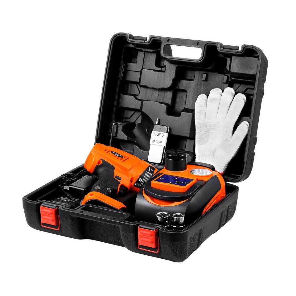Electric Car Jack 5 Tons /11000 lbs Portable Jack Storage Kit w/Remote ...
