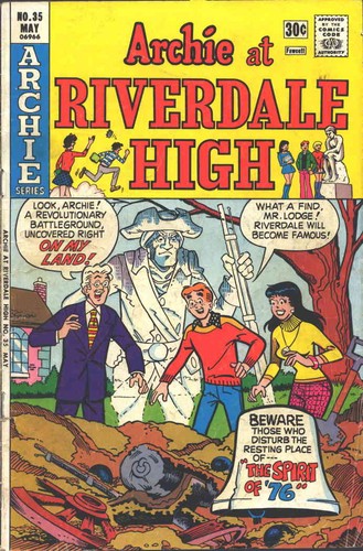 Archie at Riverdale High #35 VG; Archie | low grade - the Spirit of 76 ...