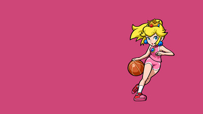 Anime super mario nintendo princess peach sport pink Playmat Gaming Mat ...