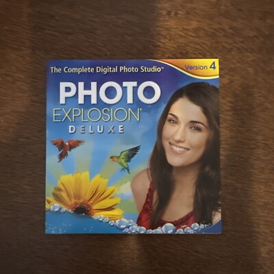 Photo Explosion Deluxe Windows Photo Editing Version 4 - Installer DvD ...