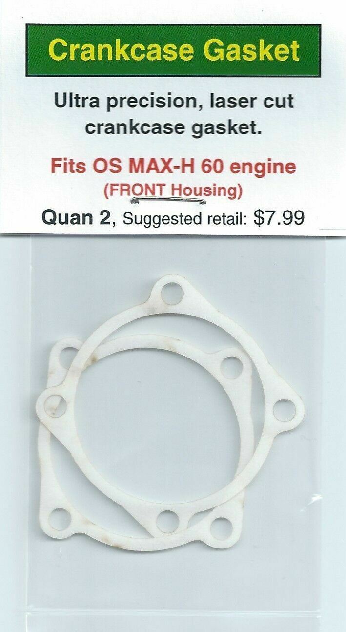 OS MAX-H 60 FRONT Crankcase Housing Gasket 2 Pack NIP | eBay