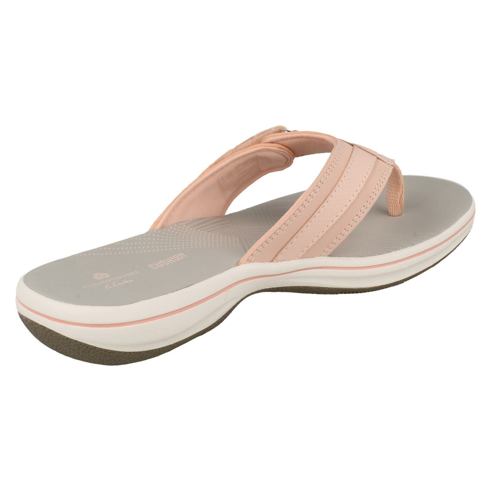 Ladies Clarks Toe Post Sandals - Brinkley Sea | eBay