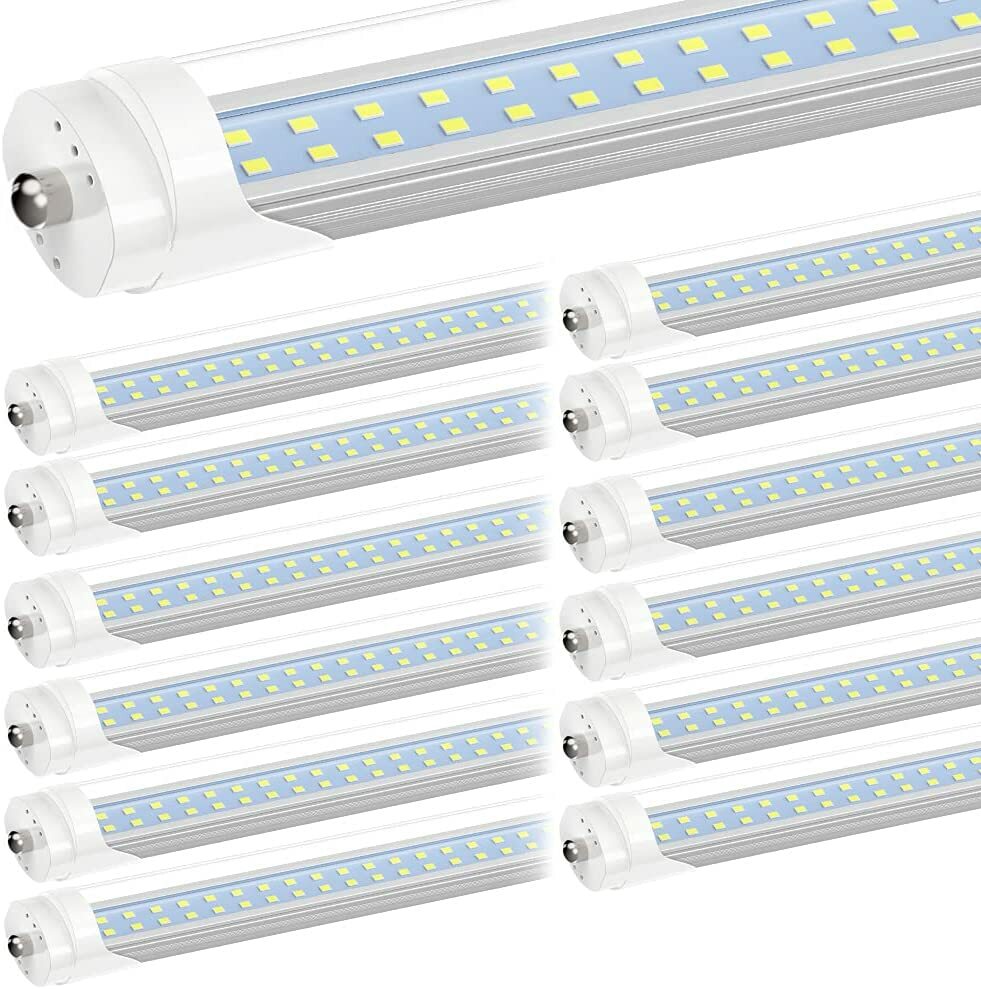 T8 8FT LED Shop Light FA8 Single Pin LED Tube Light Bulbs 72W 120W ...