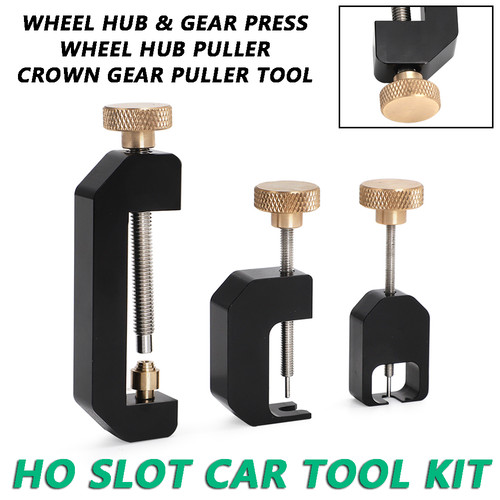 HO Slot Car Wheel Hub & Gear Press Puller Tools Crown Gear Puller Tool ...