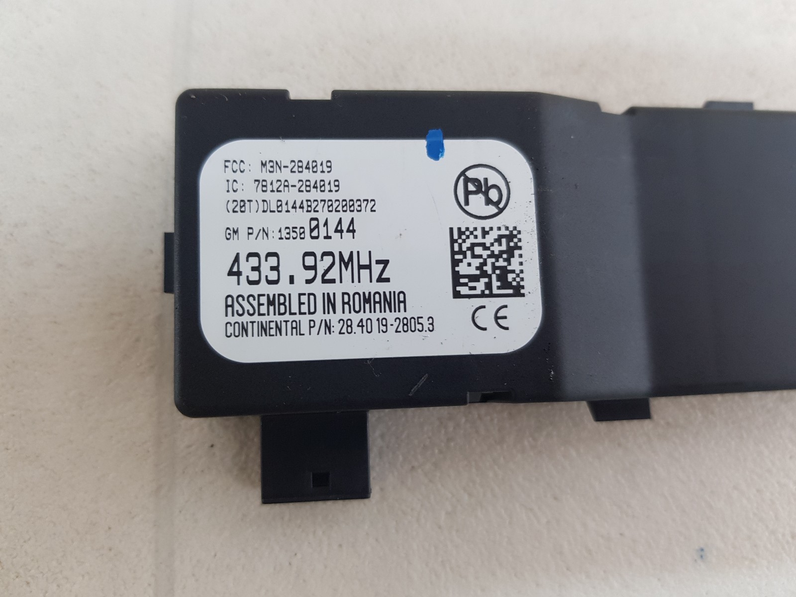 VAUXHALL ADAM ASTRA J CENTRAL LOCKING MODULE REMOTE CONTROL RECEIVER 13500144 | eBay