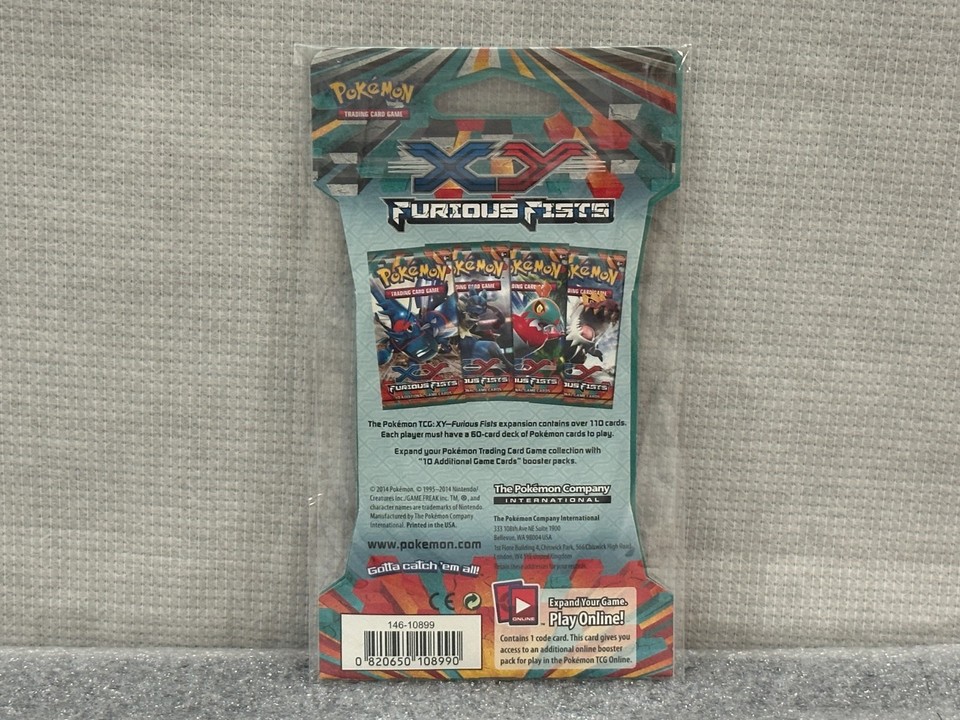 Pokémon TCG - XY Furious Fists Sleeved Booster Packs Complete Art Set ...