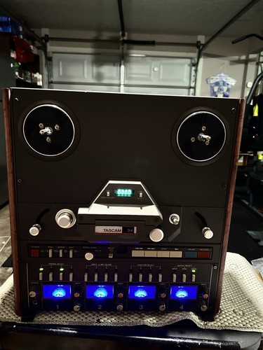 Tascam 34B Reel to Reel 4-channel 1/4” Tape Recorder Reproducer Working ...