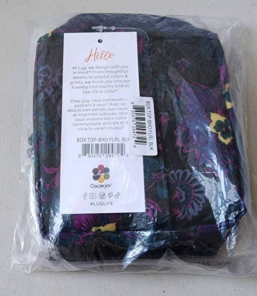 Lug Box Top Storage BOHO FLORAL NWT 880479321208| eBay