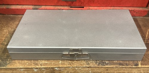 Gray Metal 35MM Photography Slide File Storage Box Container Holds 150 ...