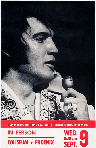 Vintage Elvis Concert Posters