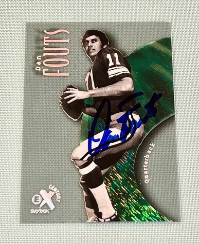 Dan Fouts 2013 Fleer Retro E-X Essential Credentials #/32 Signed ...