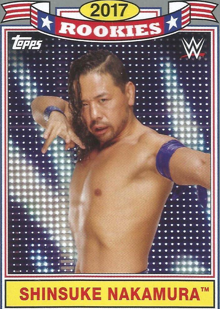 2018 Topps Heritage WWE - Top 10 Rookies Shinsuke Nakamura #TR-2 Silver /25 for sale online | eBay