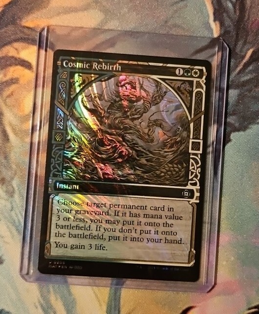 MTG Cosmic Rebirth (208) Halo Foil March of the Machine: The Aftermath ...