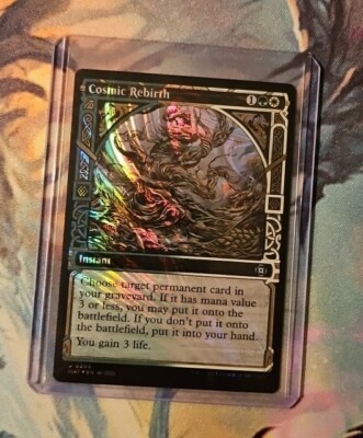 MTG Cosmic Rebirth (208) Halo Foil March of the Machine: The Aftermath ...