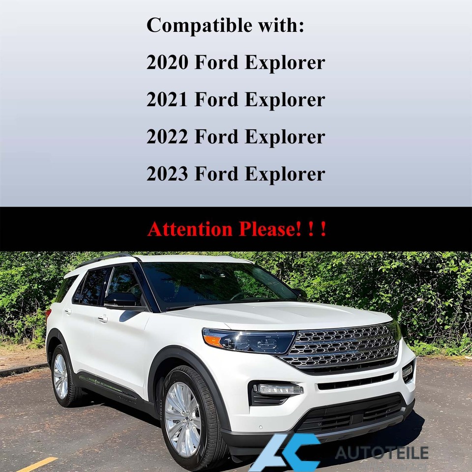 Headlights Assembly For 2020-2023 Ford Explorer Head Lamp Full-LED ...