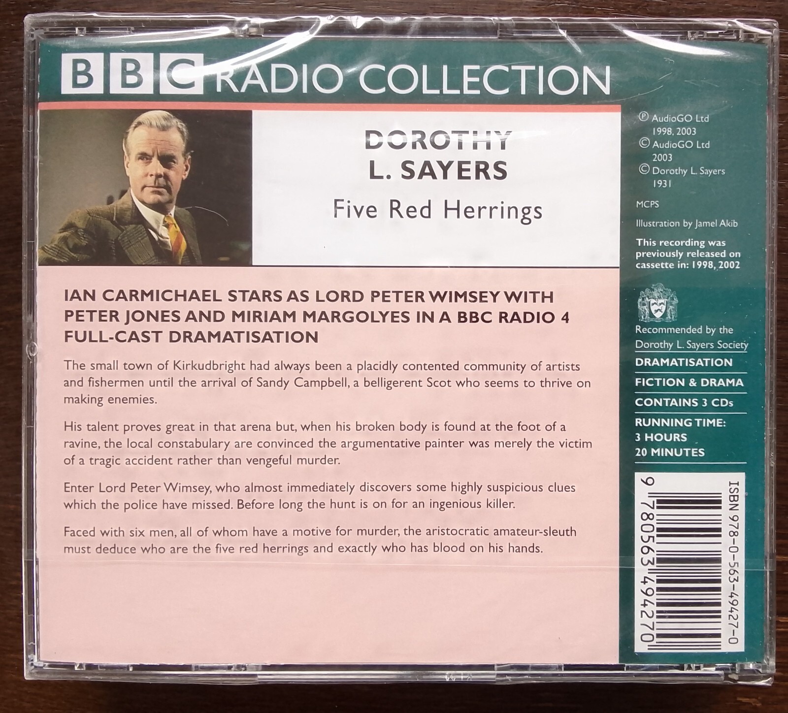 Five Red Herrings by Dorothy L. Sayers (2003, Compact Disc) for sale ...