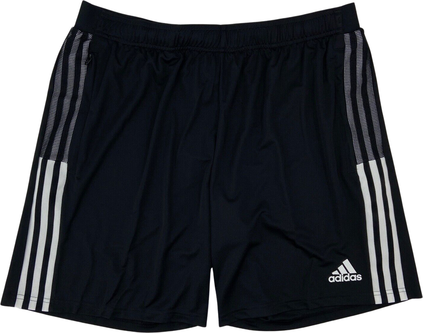 Adidas GN2157 Men's Stripes Athletic Running Training Shorts - Black ...