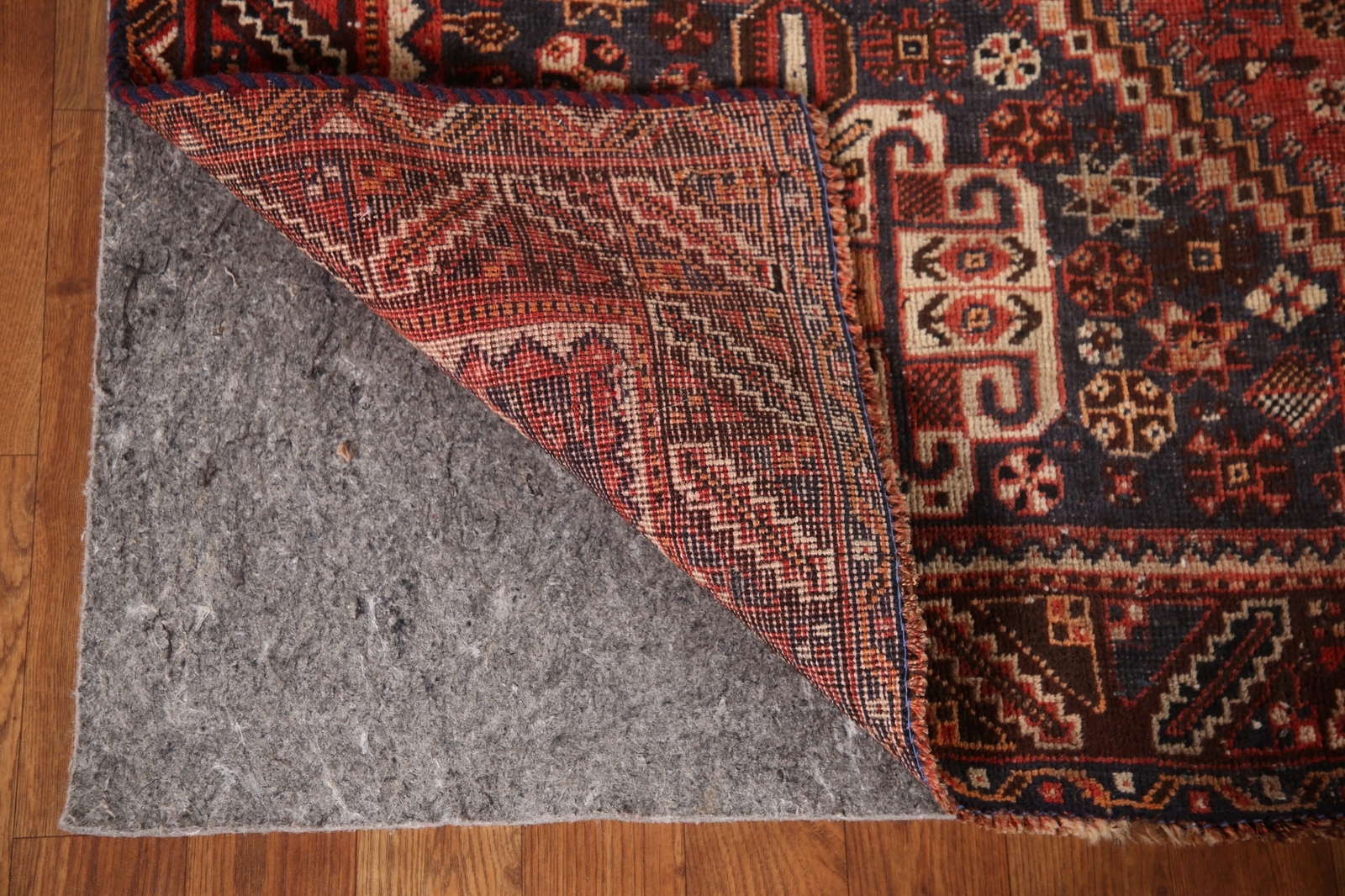 Antique Geometric Abadeh Rug Wool Hand-knotted 5x9 ft. Tribal Carpet | eBay