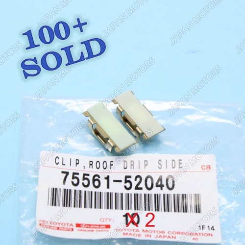 GENUINE Toyota Lexus Scion Roof Drip Side Finish Molding Clip 75561 ...