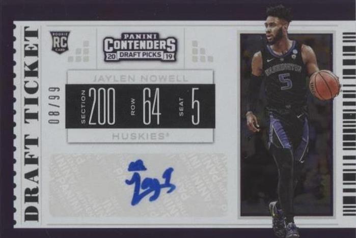 2019-20 Panini Contenders Draft Picks - College Ticket Jaylen Nowell ...